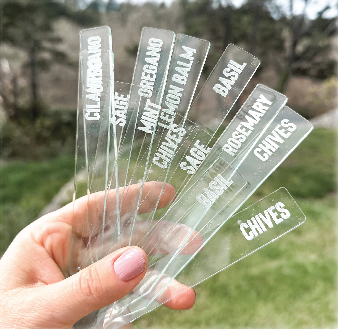 Custom Engraved Garden Markers – Selah Creative Company
